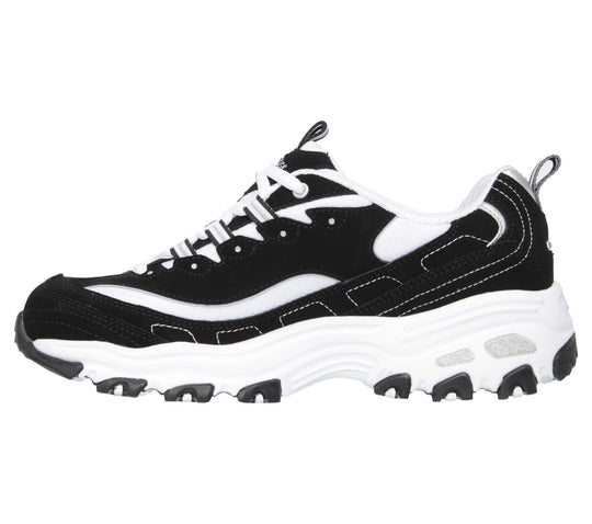 Women's Wide Fit Skechers 11930 D'Lites Biggest Fan Trainers | Skechers ...