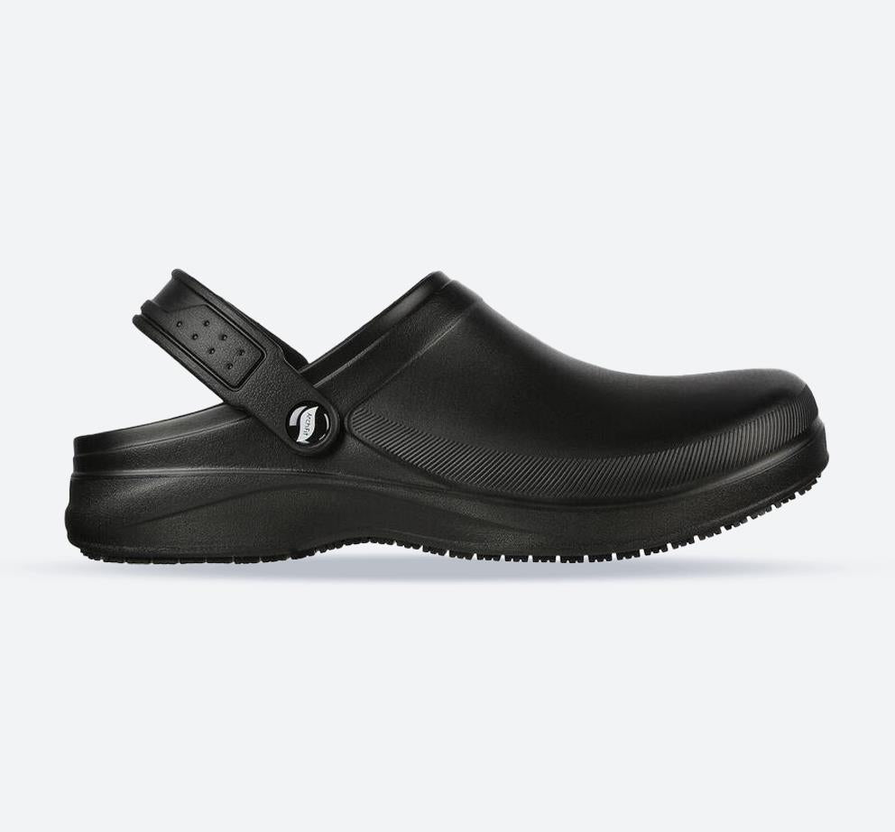 Men's Wide Fit Skechers 200092 Riverbound Sr Clog Shoes | Skechers ...