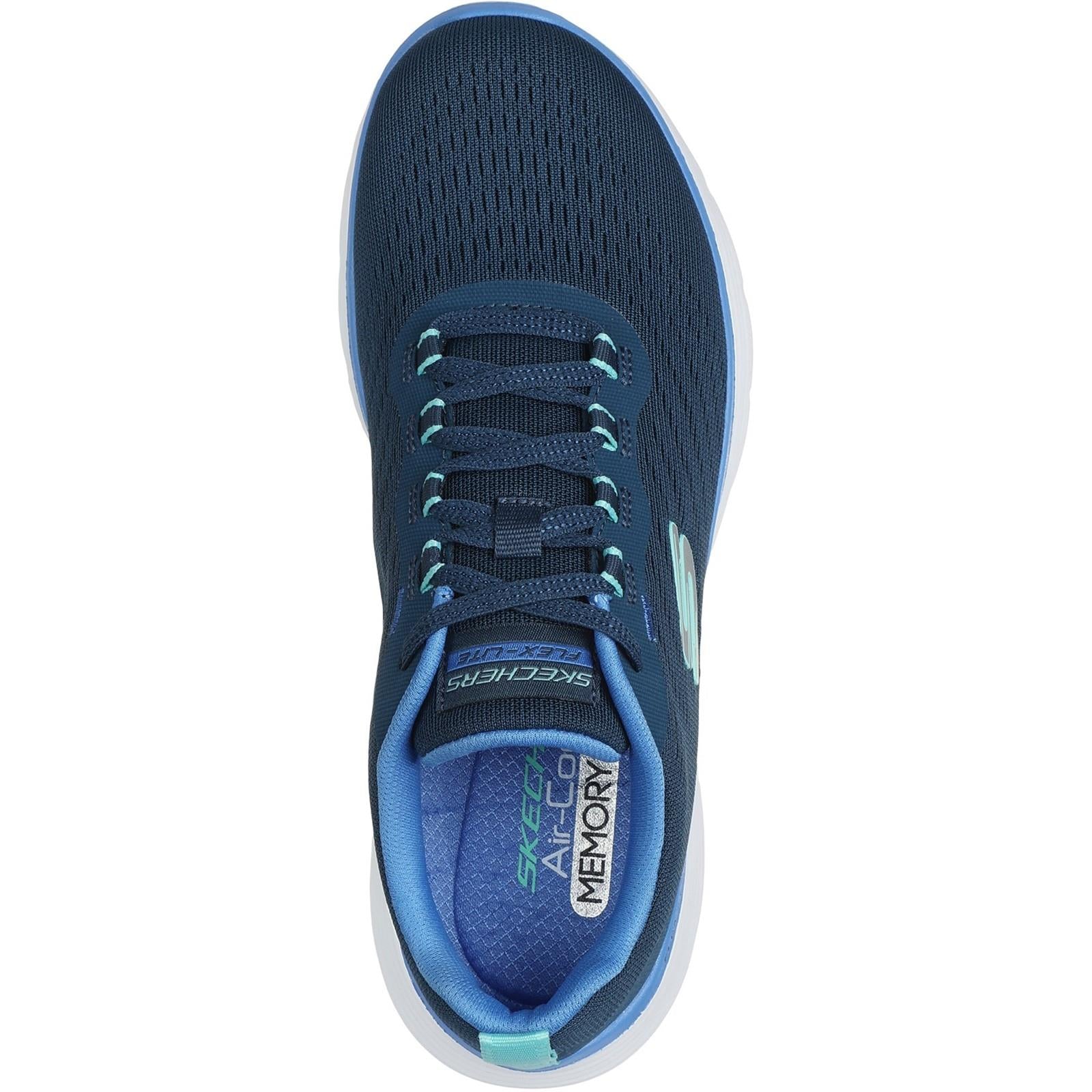 Women's Wide Fit Skechers 150201 Flex Appeal 5.0 New Path Trainer ...