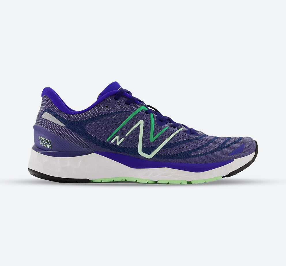 Women's Wide Fit New Balance MSOLVPW4 Walking Trainers - Blue/Grey ...