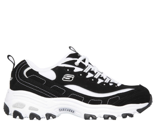 Women's Wide Fit Skechers 11930 D'Lites Biggest Fan Trainers | Skechers ...