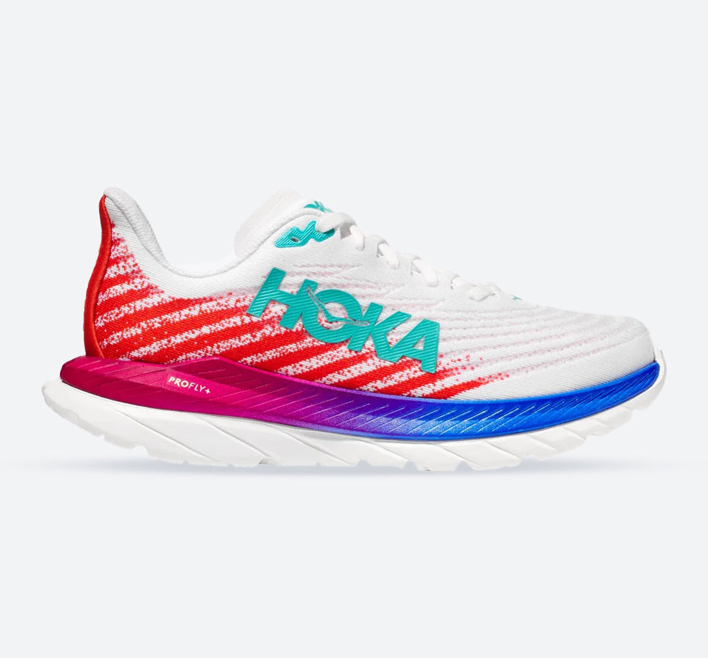 Women's Wide Fit Hoka Mach 5 Profly Running Trainers | Hoka | Wide Fit ...